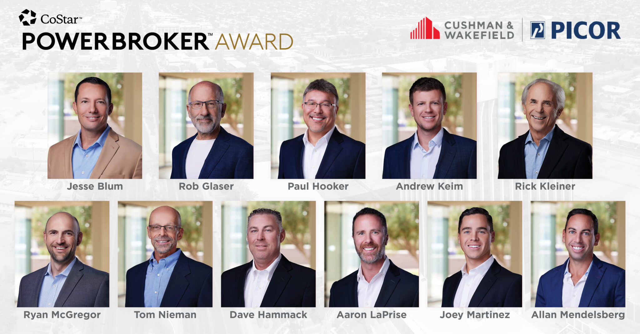 C&W | PICOR Lights It Up in Costar Power Broker Awards - C&W | PICOR