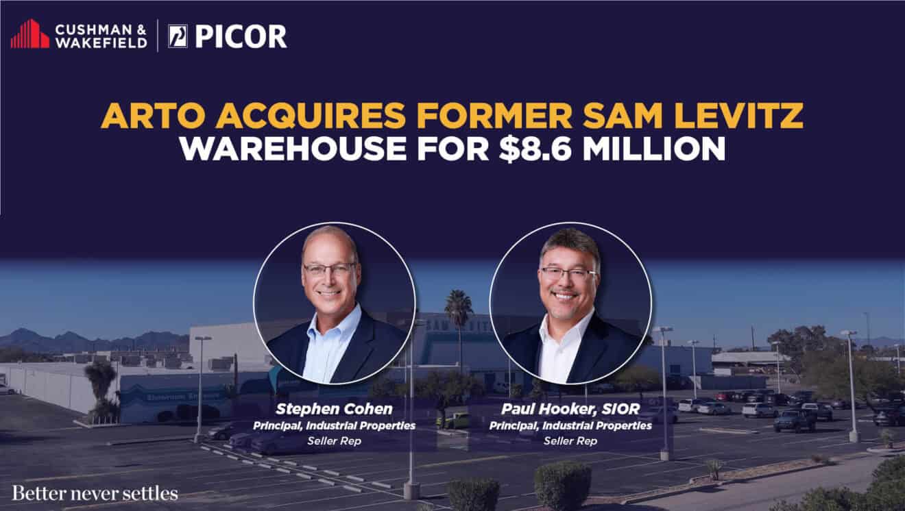 ARTO Acquires Former Sam Levitz Warehouse for $8.6 Million - C&W | PICOR